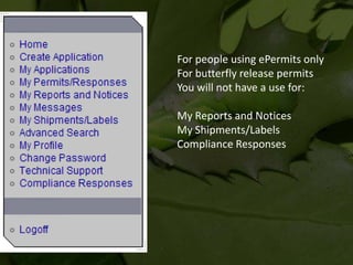 USDA ePermits - Part Three | PPT