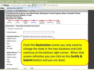USDA ePermits - Part Three | PPT
