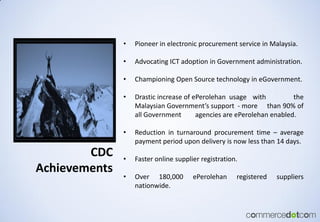 ePerolehan Centre | PDF