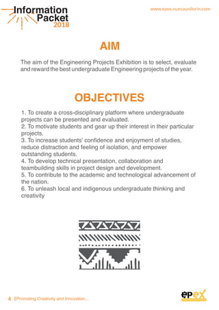 ENGINEERING PROJECTS EXHIBITION EPEX 2018 INFORMATION PACKET | PDF