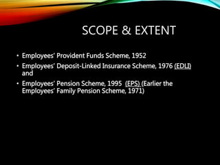 Epf act 1952 | PPTX