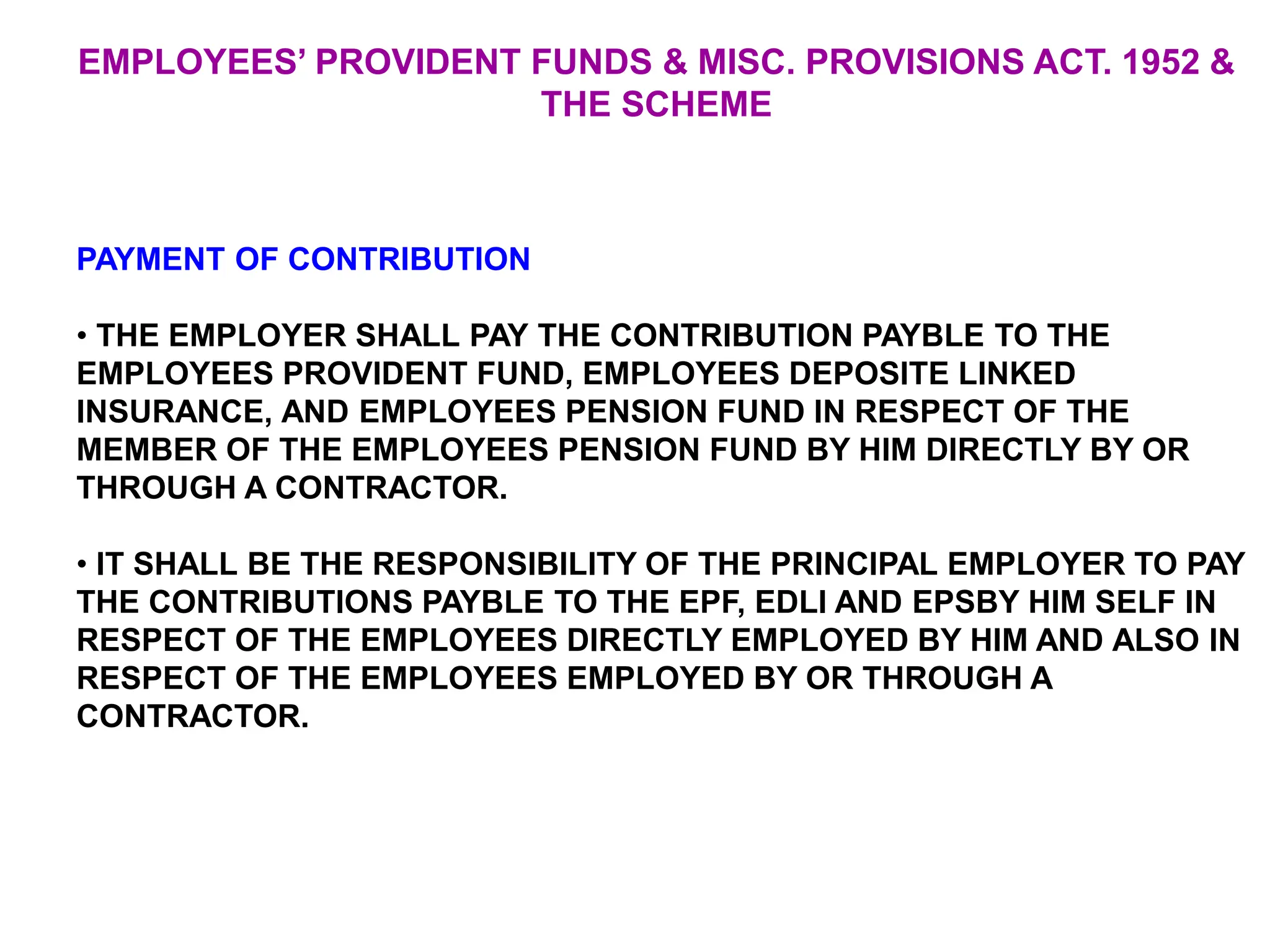 A Comprehensive Guide to the Employees' Provident Fund (EPF) Act | PPT
