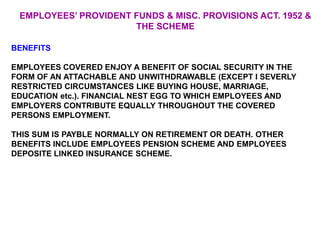 A Comprehensive Guide to the Employees' Provident Fund (EPF) Act | PPT