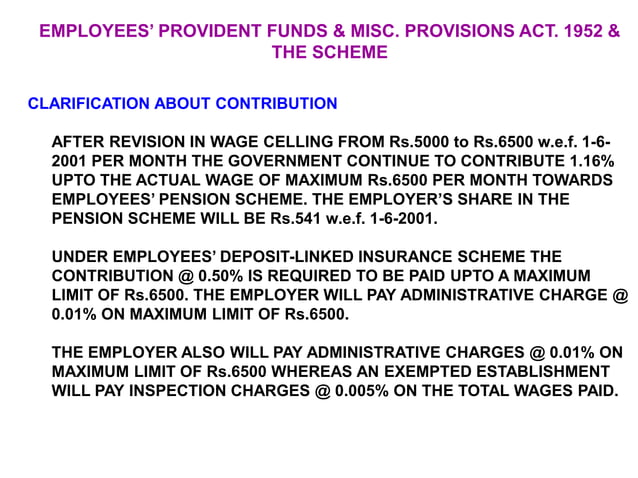A Comprehensive Guide to the Employees' Provident Fund (EPF) Act | PPT