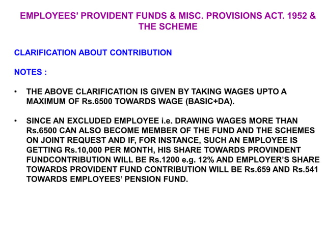 A Comprehensive Guide to the Employees' Provident Fund (EPF) Act | PPT