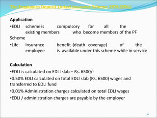 EPF ACT 1952 act of employee provident fund | PPT | Government Support ...