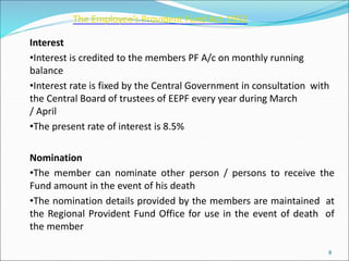 EPF ACT 1952 act of employee provident fund | PPT