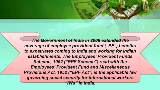 epf act ppt.pdf | Government Support and Welfare | Financial Assistance