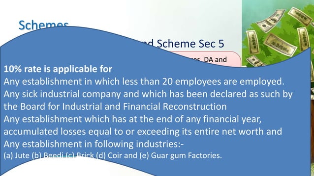 epf act ppt.pdf | Government Support and Welfare | Financial Assistance