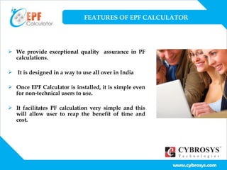 Epf calculator | PPT
