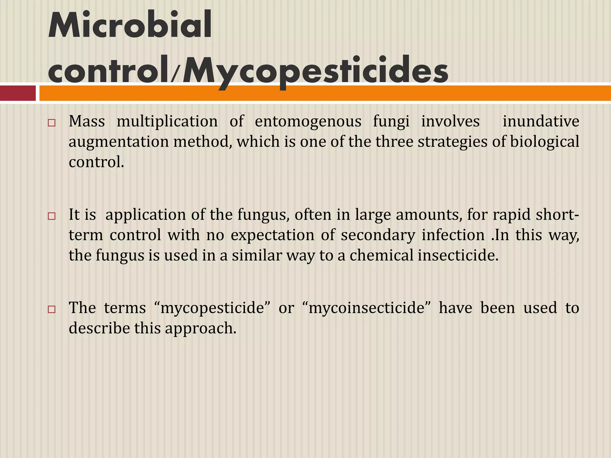 Entomo-pathogenic Fungi | PPT