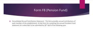 Employees Provident Fund | PPTX | Government Support and Welfare ...