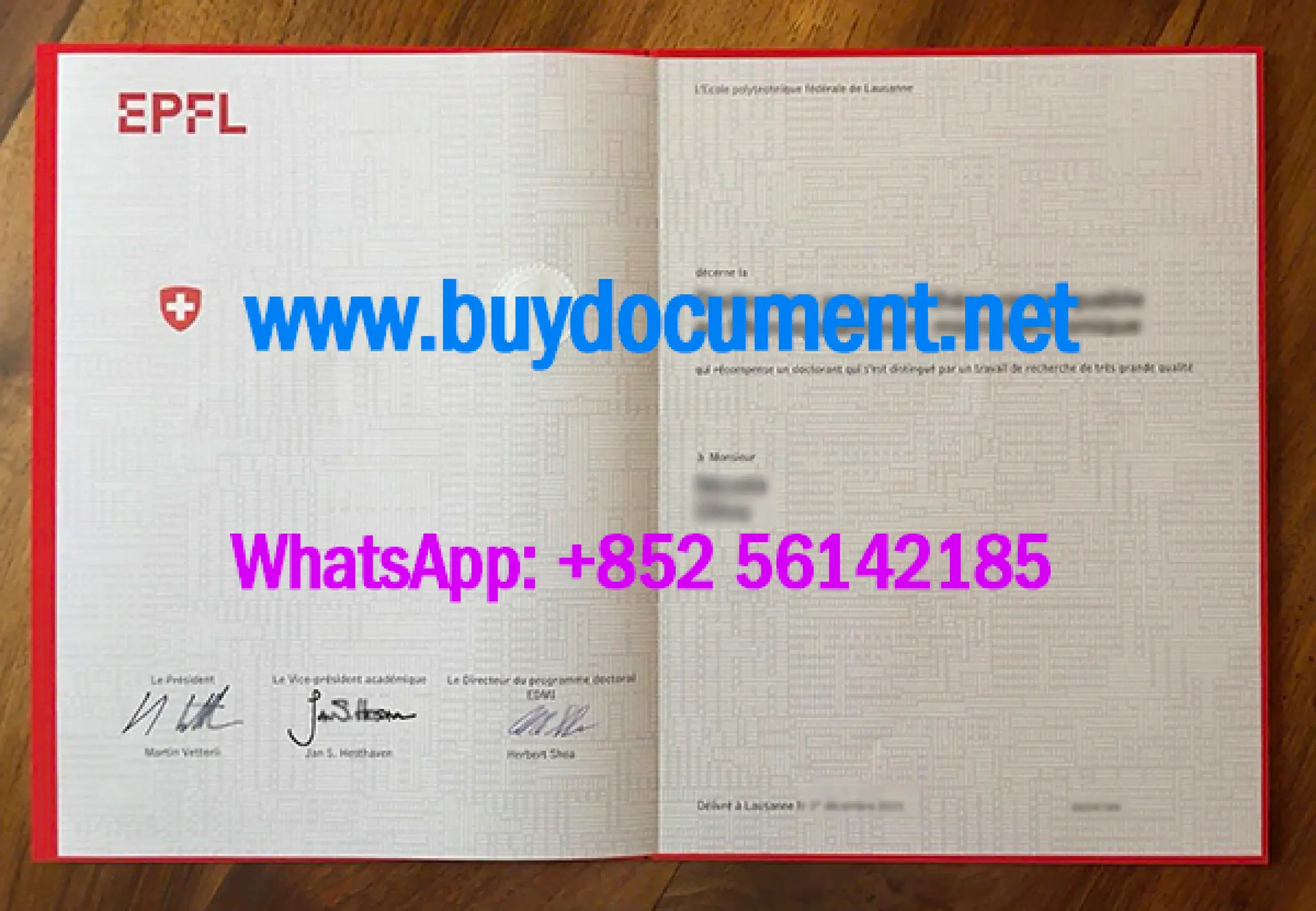 EPFL Lausanne diploma | PDF