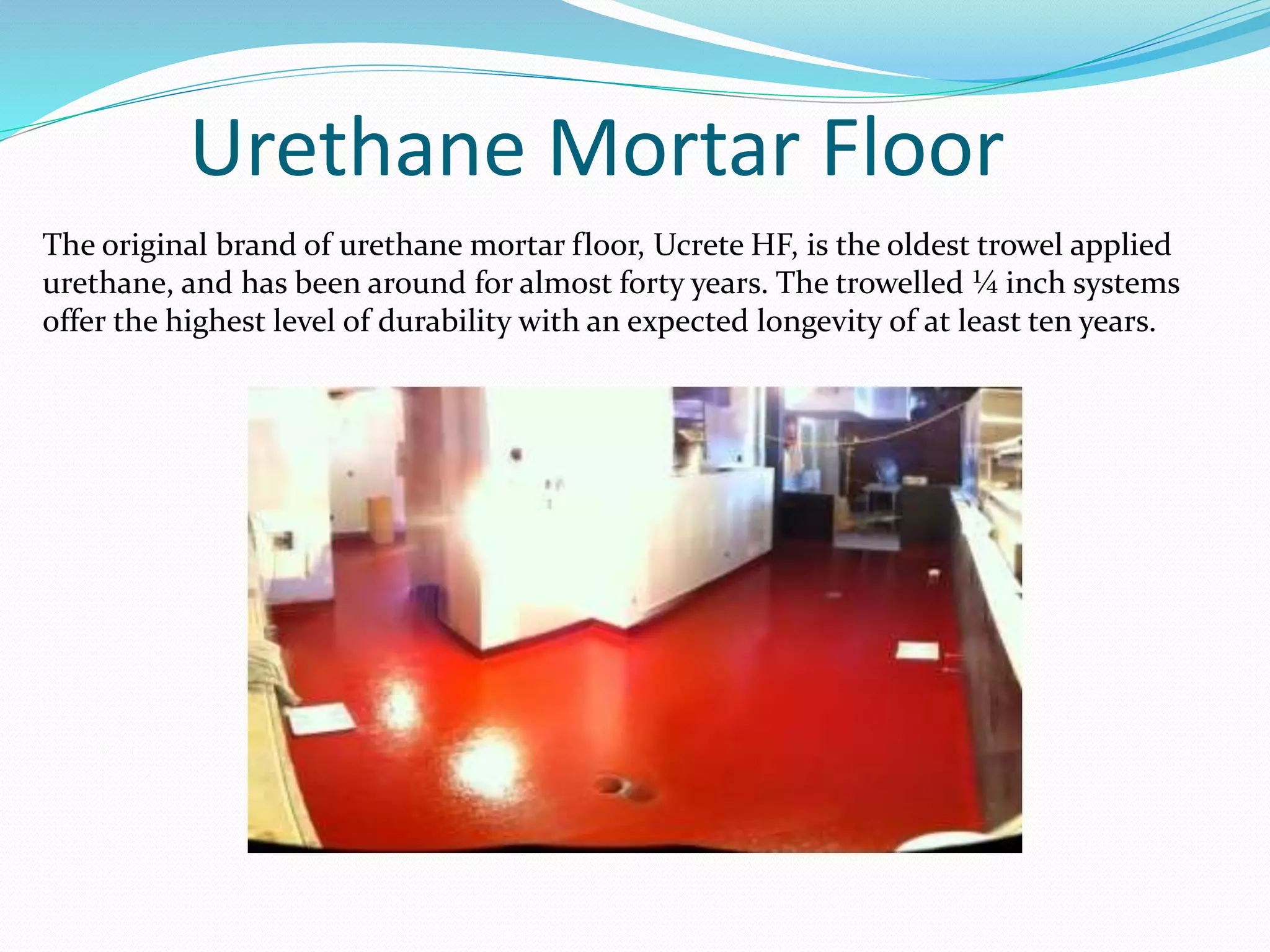 Urethane Mortar Flooring | PPTX | Civil Engineering Industry | Industries