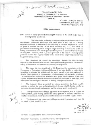 Epfo family pension notification | PDF