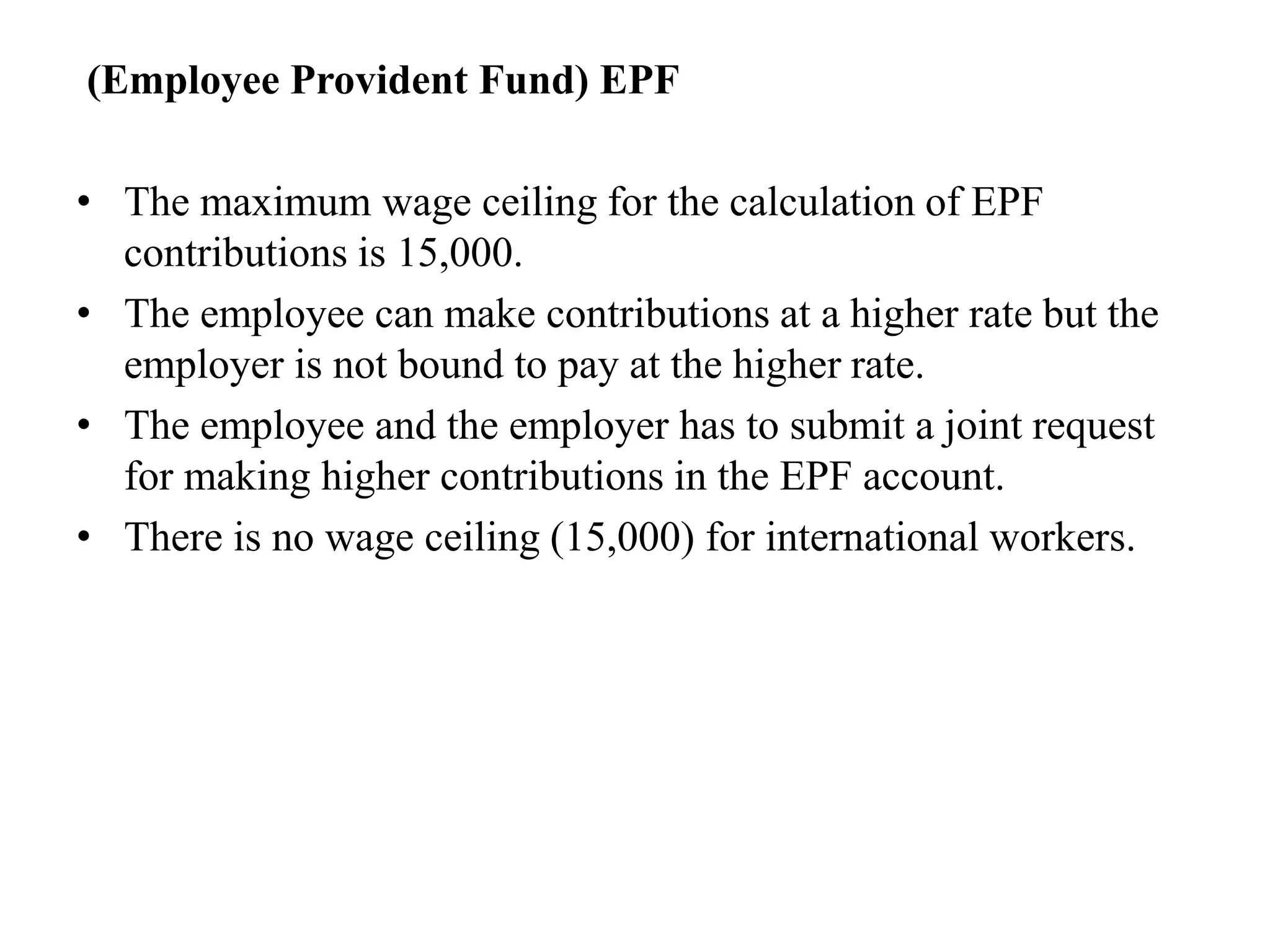 Employee provident fund | PPTX