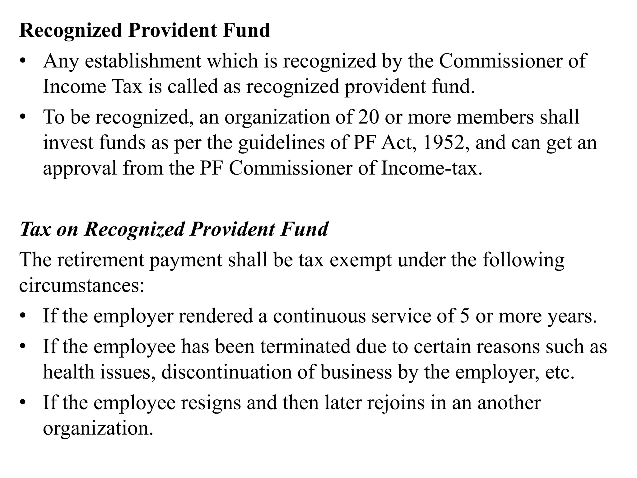 Employee provident fund | PPTX