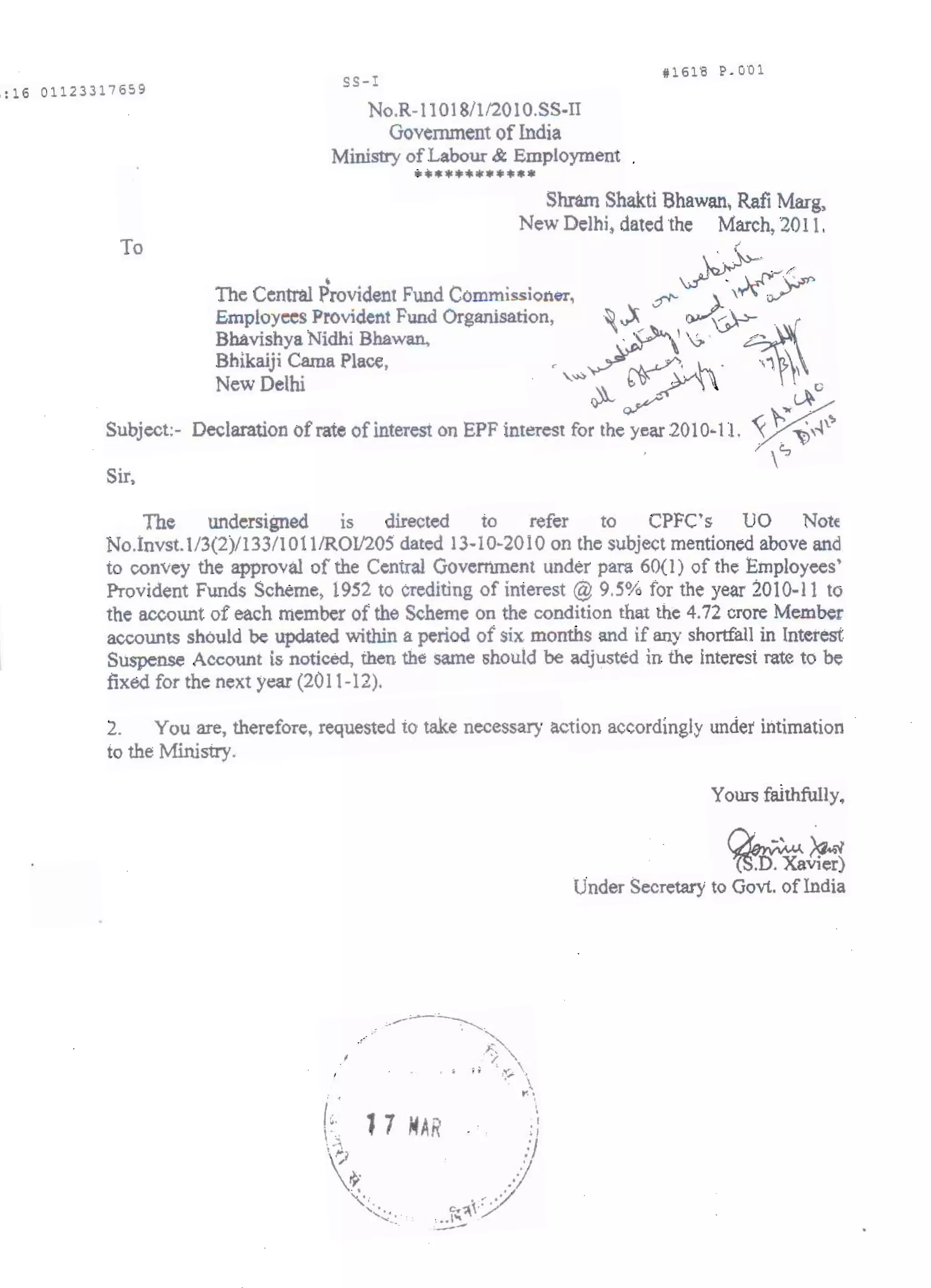 Epf rate ofinst | PDF