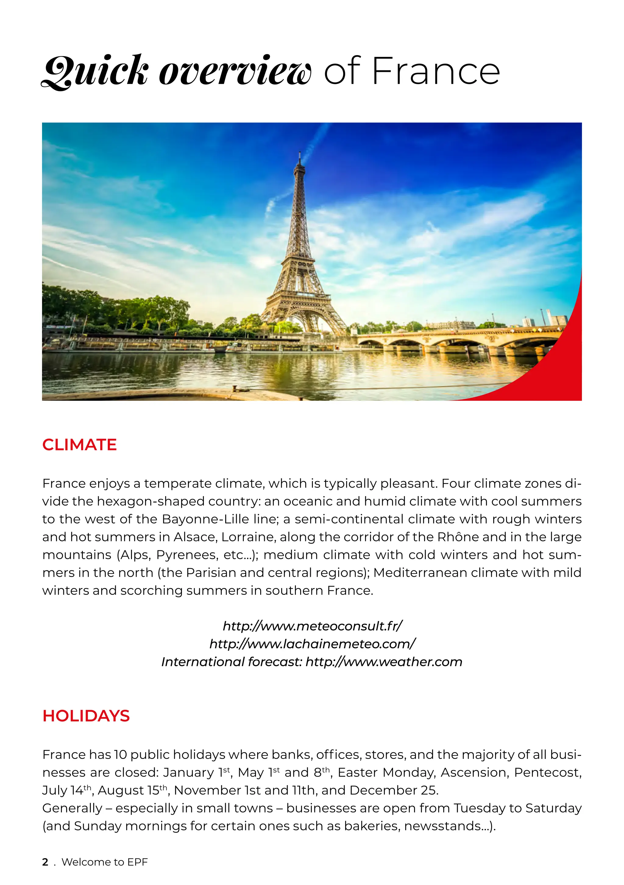 EPF Welcome Guide - EPF France Engineering University | PDF