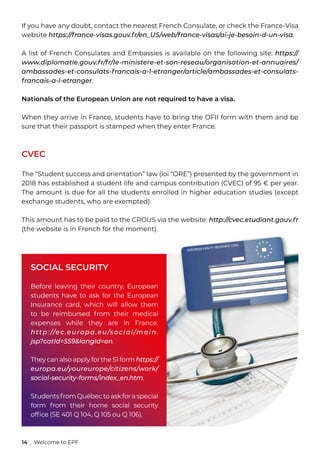 EPF Welcome Guide - EPF France Engineering University | PDF