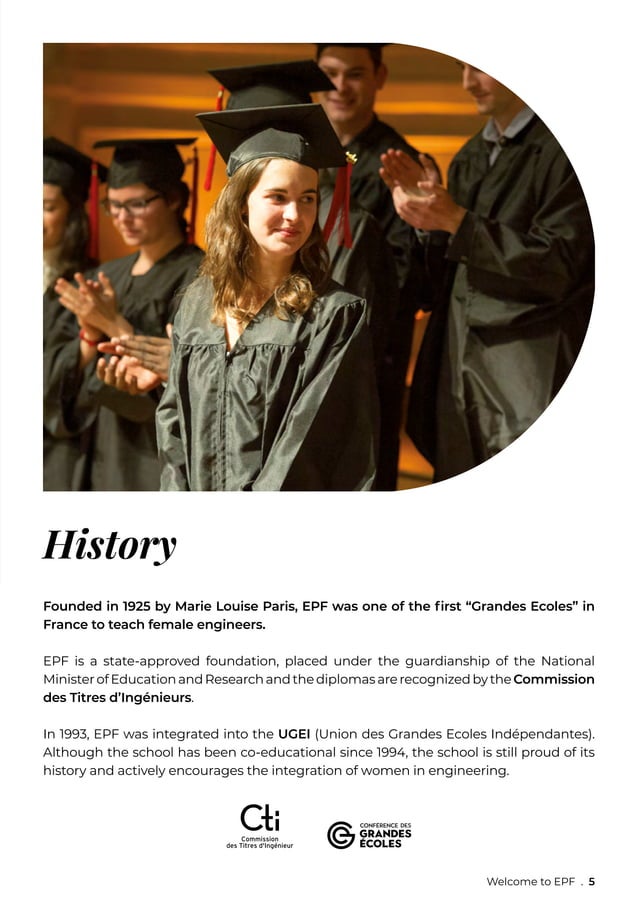 EPF Welcome Guide - EPF France Engineering University | PDF