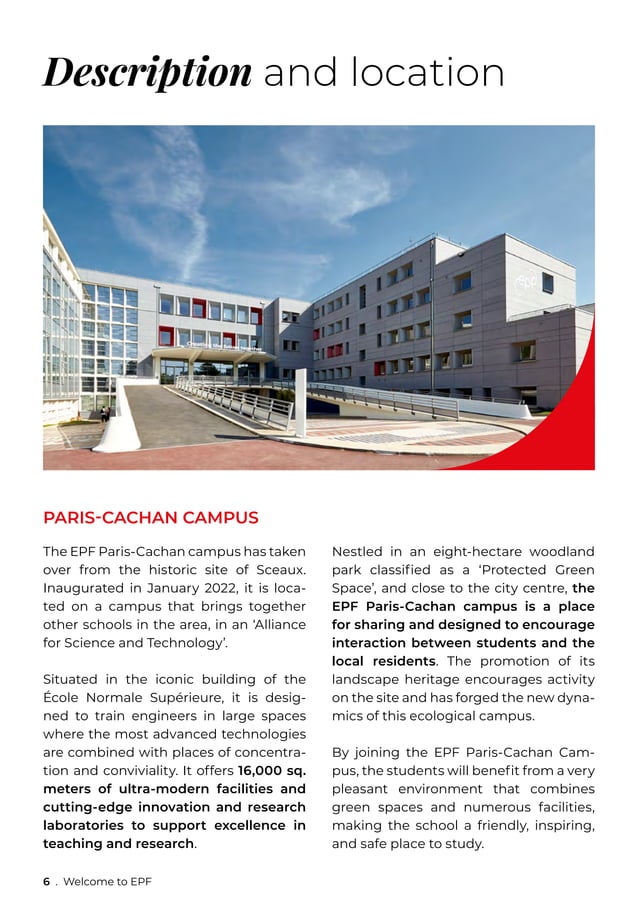 EPF Welcome Guide - EPF France Engineering University | PDF