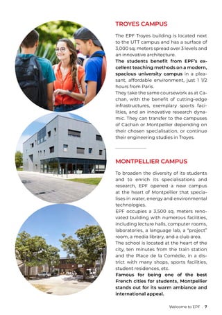 EPF Welcome Guide - EPF France Engineering University | PDF