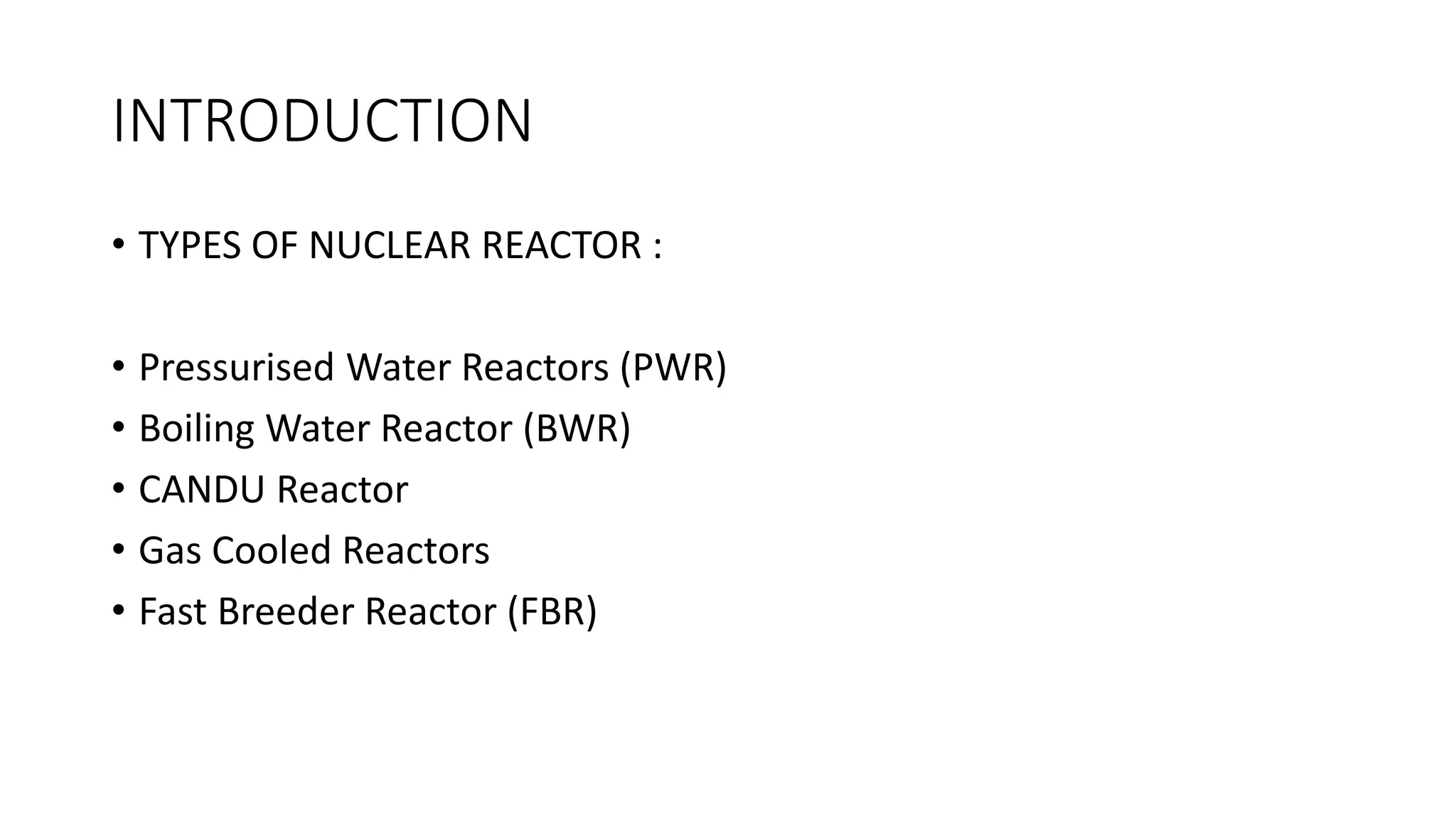 Types of Nuclear Reactor | PPTX