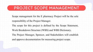 E Pharmacy Project Management Fast Pharmacy MBA.pptx