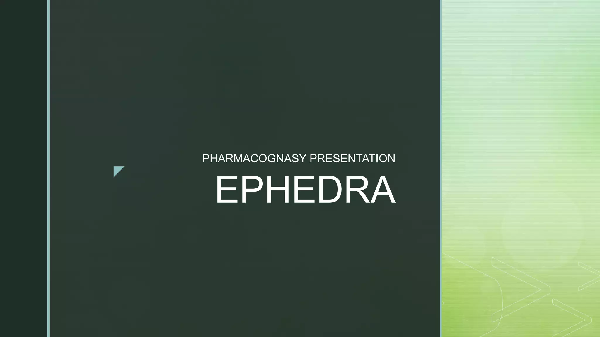 Ephedra | PPTX