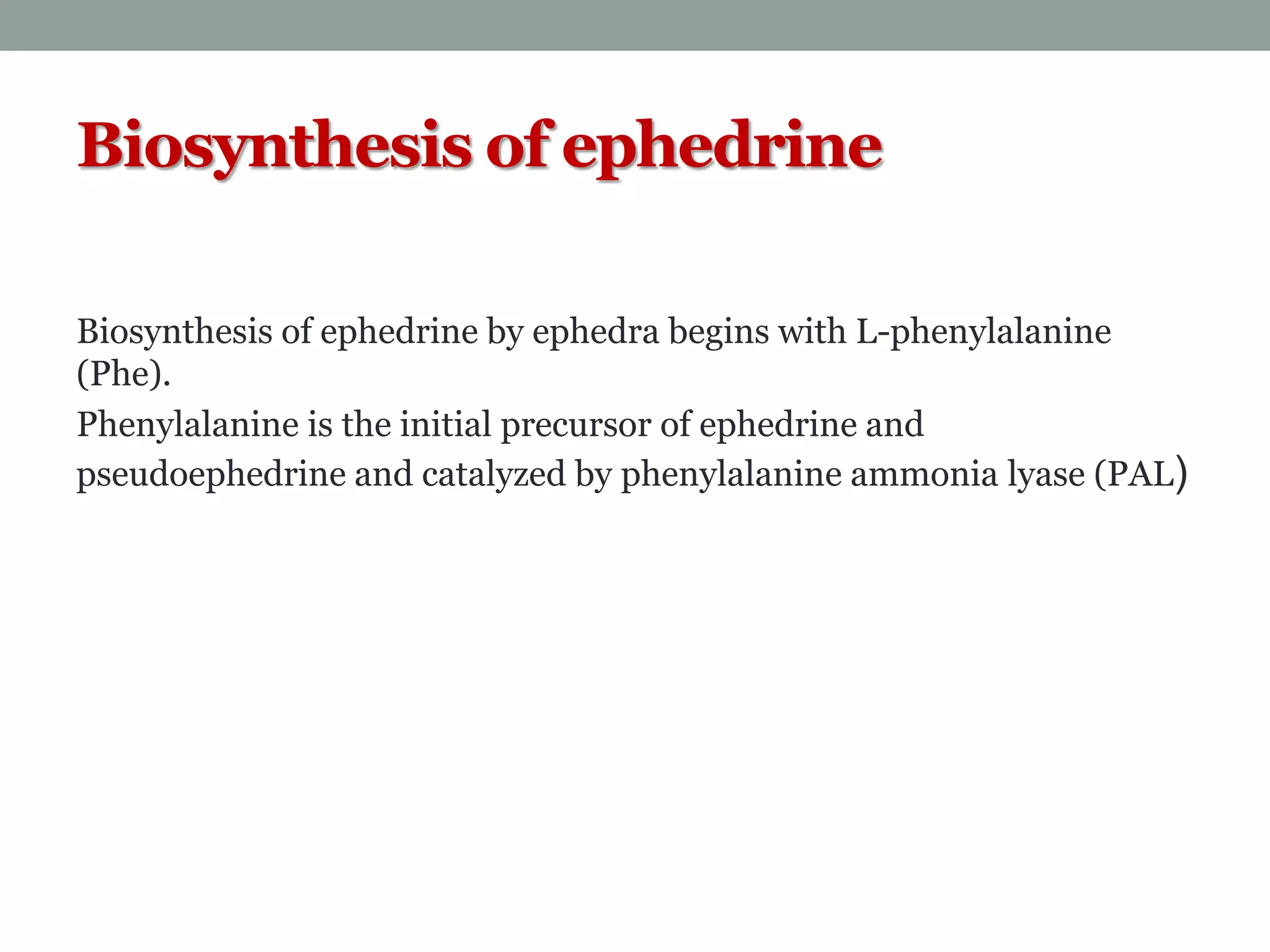 Ephedrine | PPTX