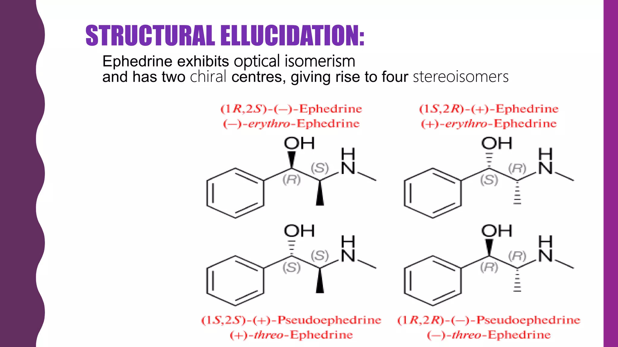 Ephedrine (Alkaloid) | PPTX
