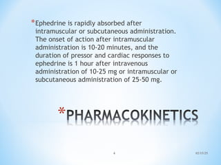 Ephedrine Alpha adrenergic drugs group 1 | PPT