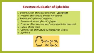 Ephedrine and morphine by Bharat (m. pharmacy).pptx
