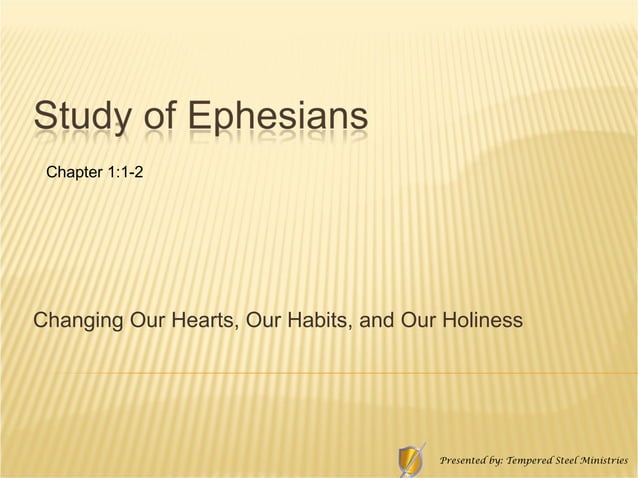 Ephesians 1 1-2 | PPT