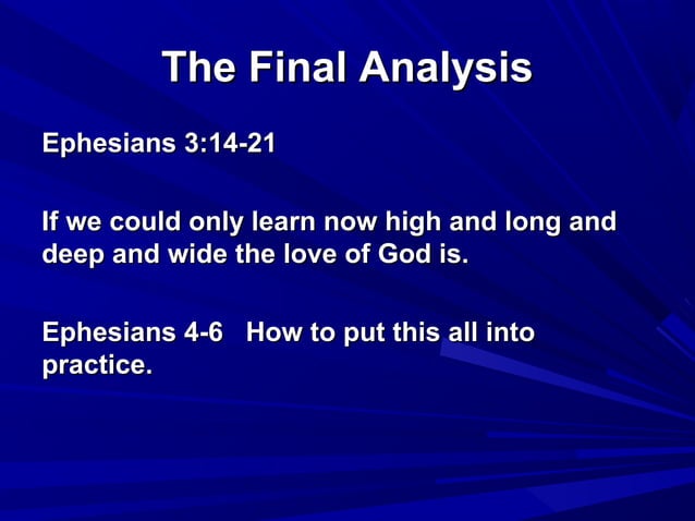 Ephesians: One In Christ | PPT | Christianity | Religion & Spirituality