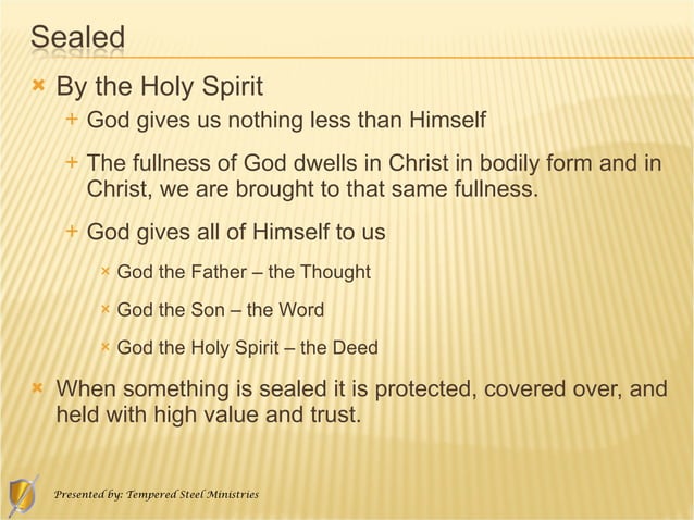 Ephesians 1 3 14 | PPT