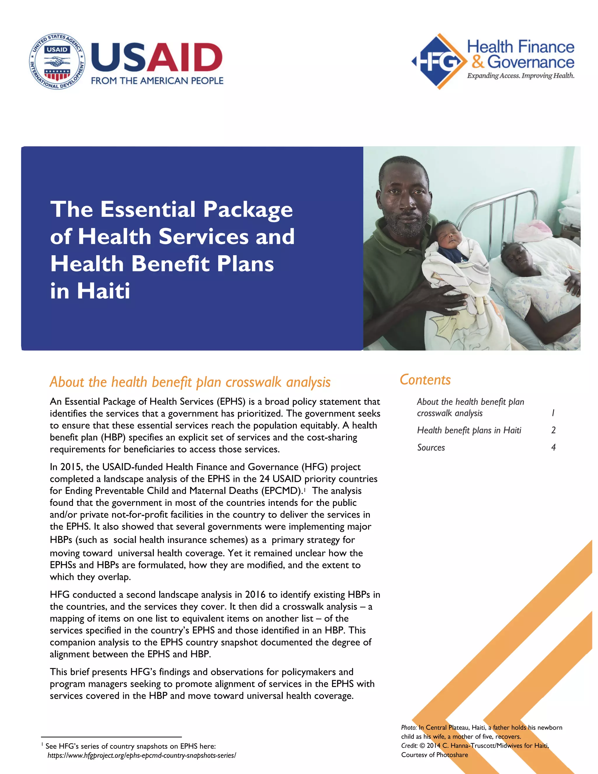 Essential Package of Health Services and Health Benefit Plans Mapping ...
