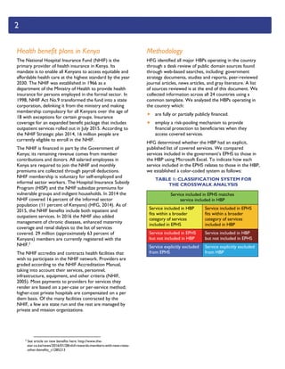 Essential Package of Health Services and Health Benefit Plans Mapping ...