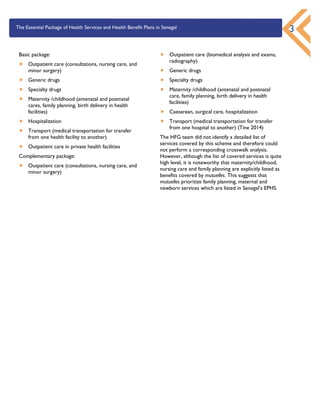 Essential Package of Health Services and Health Benefit Plans Mapping ...