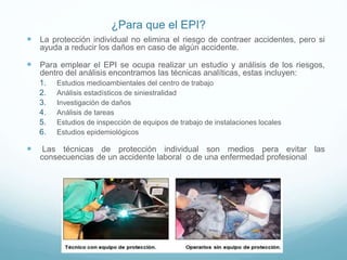 Epi ó EPP Equipos de Protección Individual | PPTX
