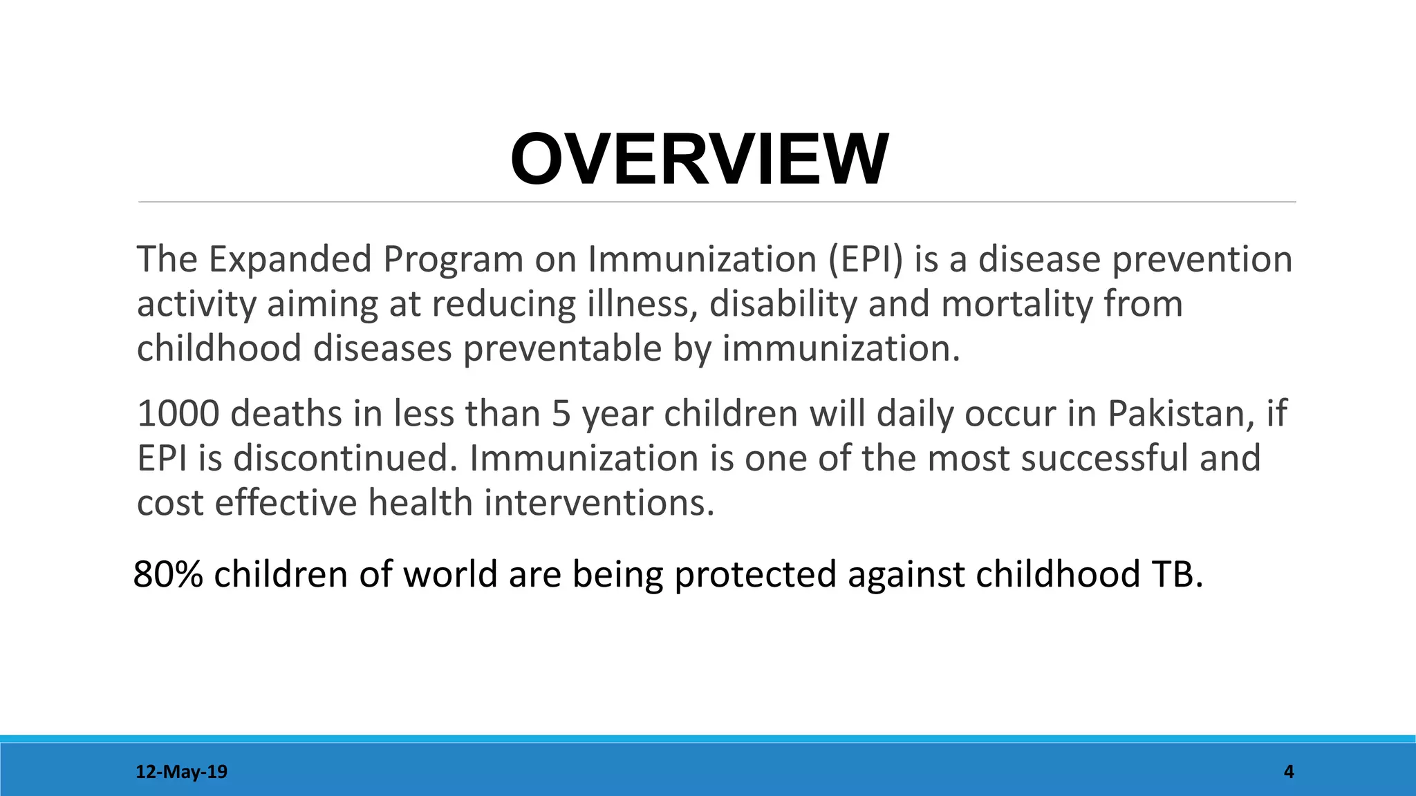 Health policy of expanded program on immunization | PPTX