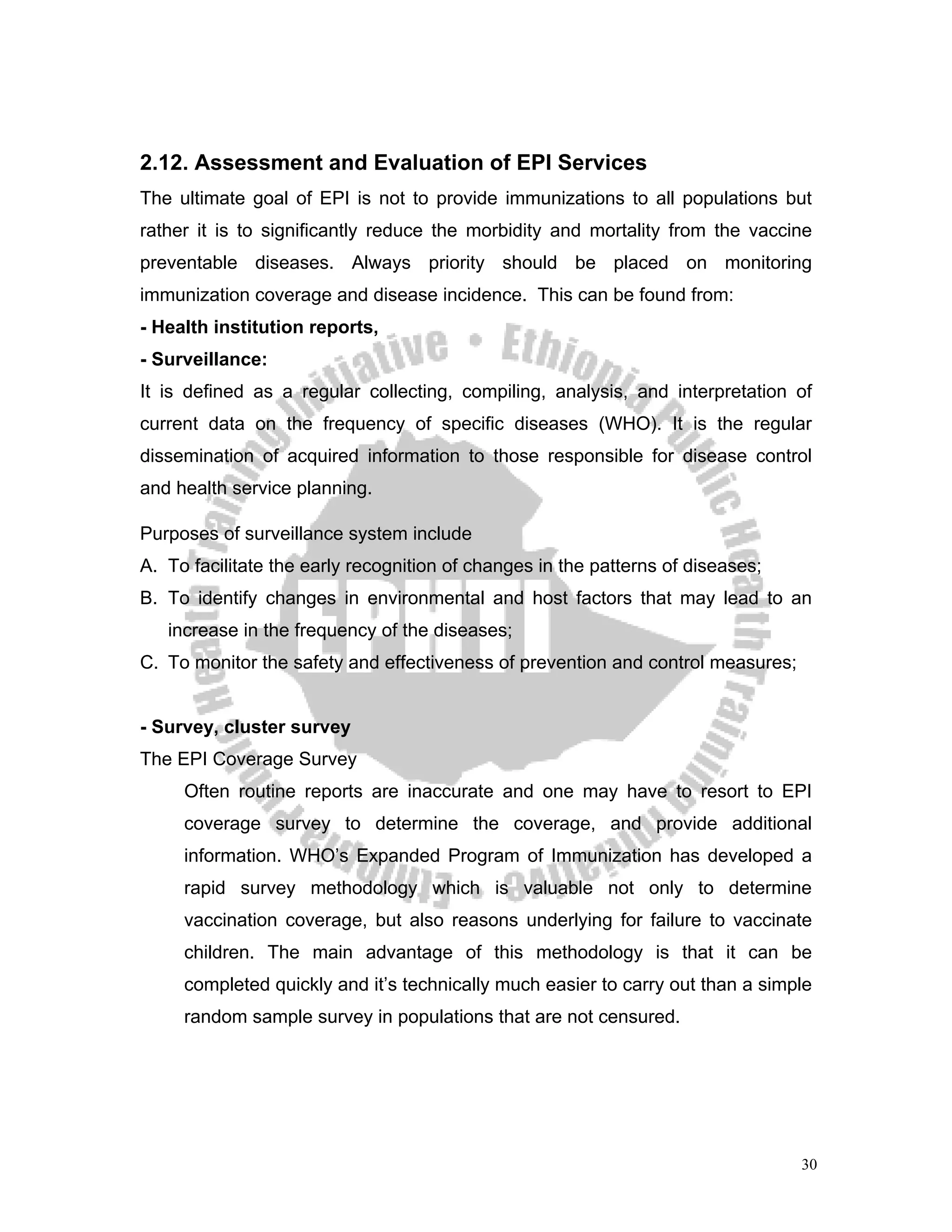 Expended program in Immunization | PDF