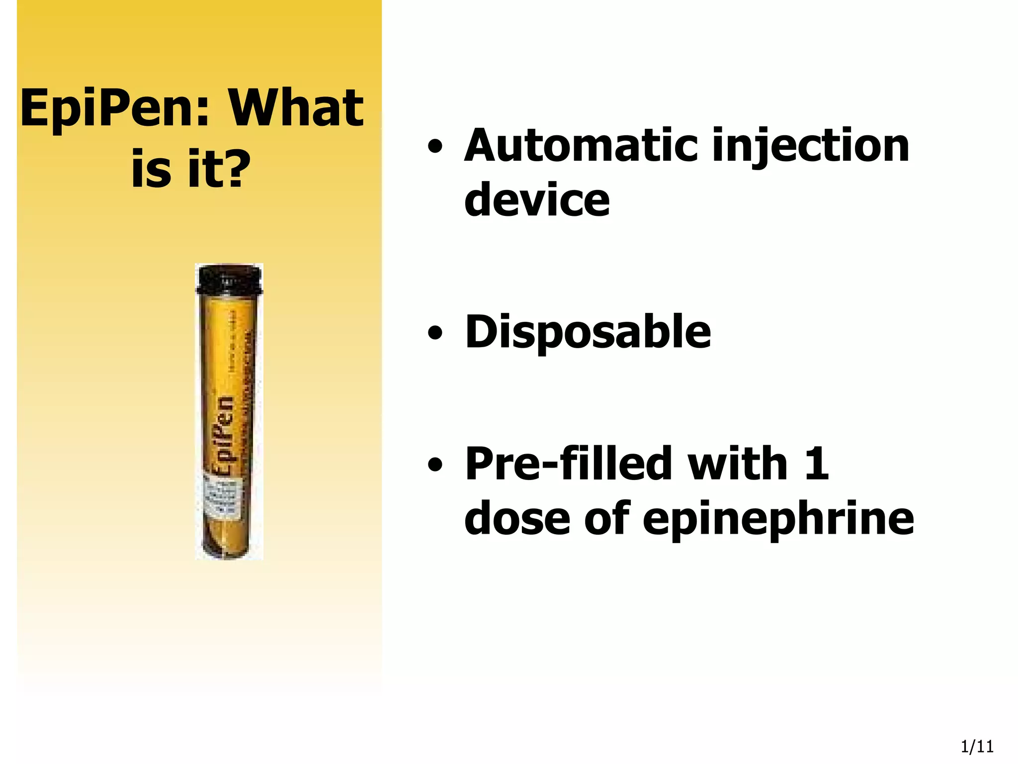 Epi pen presentation | PPT