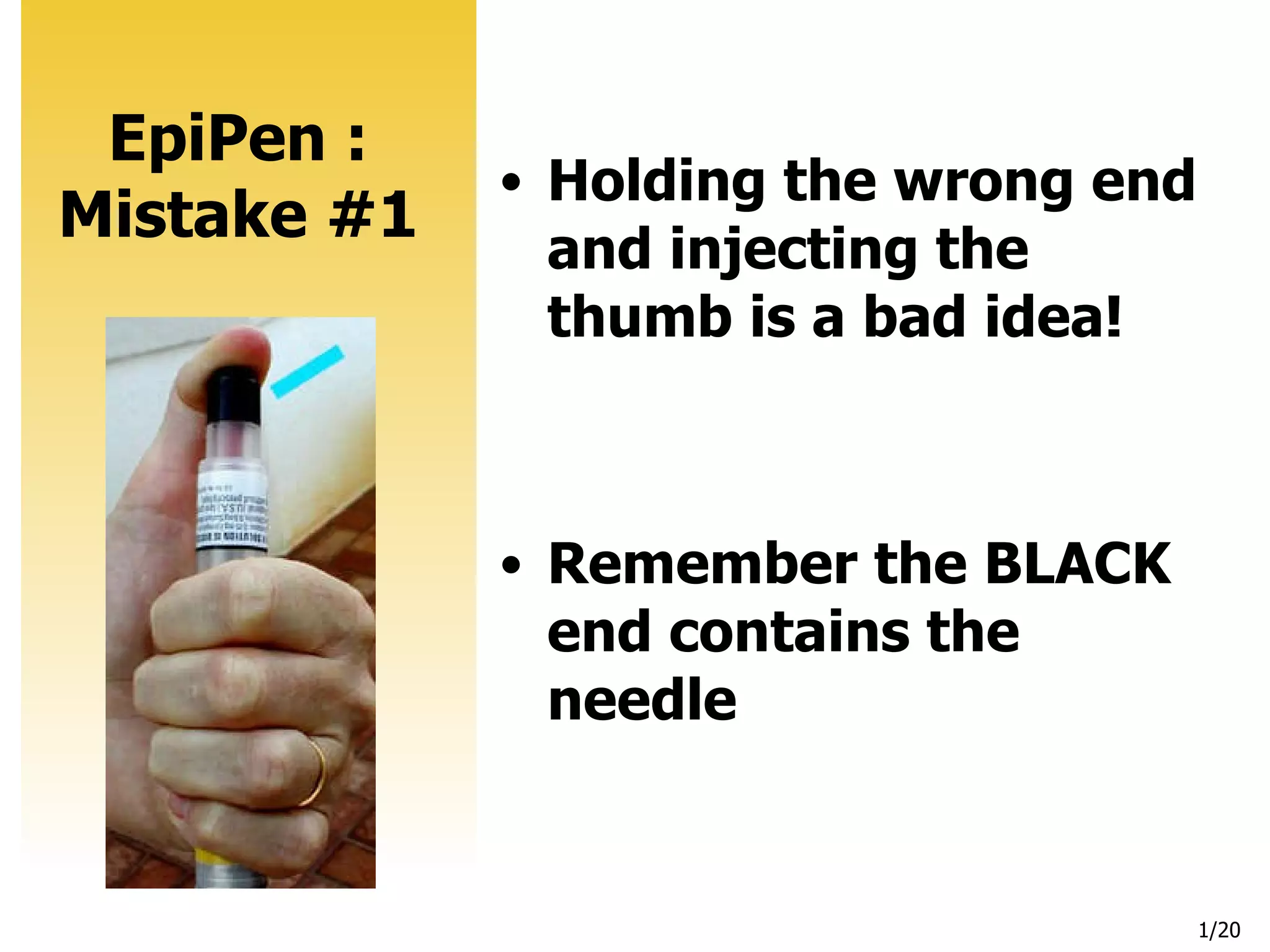 Epi pen presentation | PPT