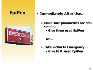 Epi pen presentation | PPT