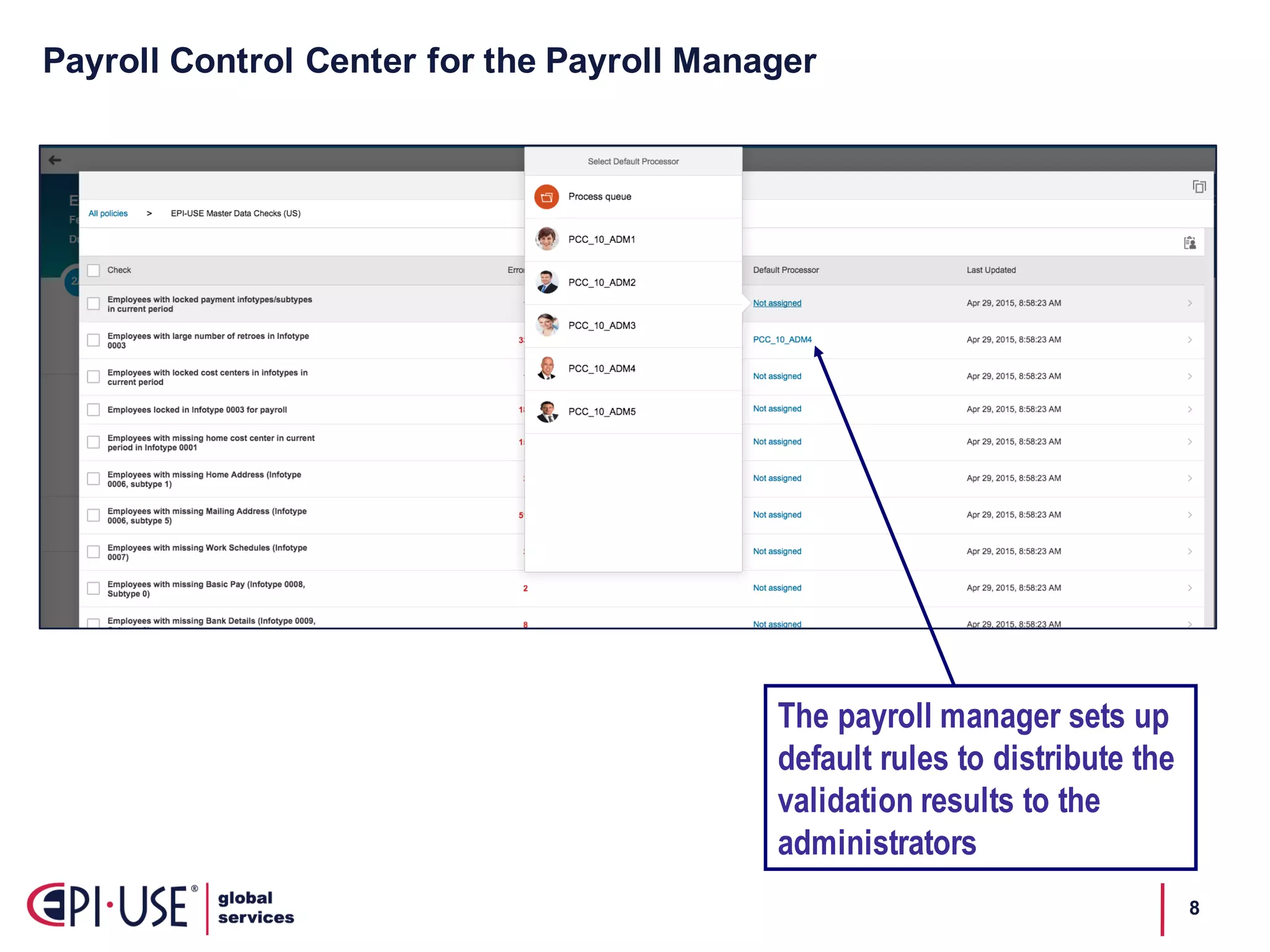 About SAP Payroll Control Center by EPI-USE | PDF