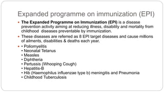 Expanded program on Immunization | PPTX