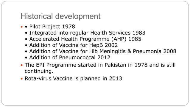 Expanded Program On Immunization Pptx