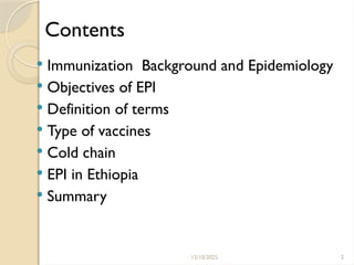 Expanded program of immunization on Ethiopia | PPTX